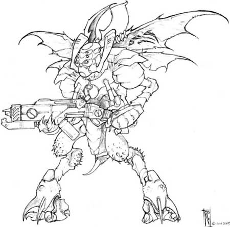 Hephesto's Forge: Vespid Stingwings Commission - part 2