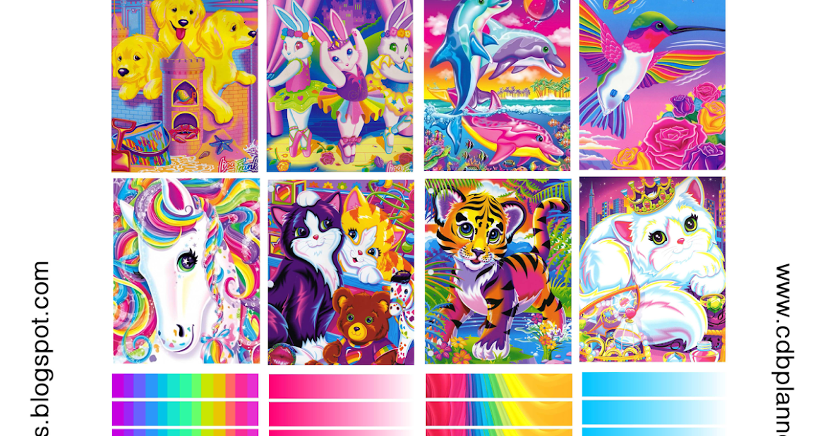 CDB Planner Prints: Lisa Frank