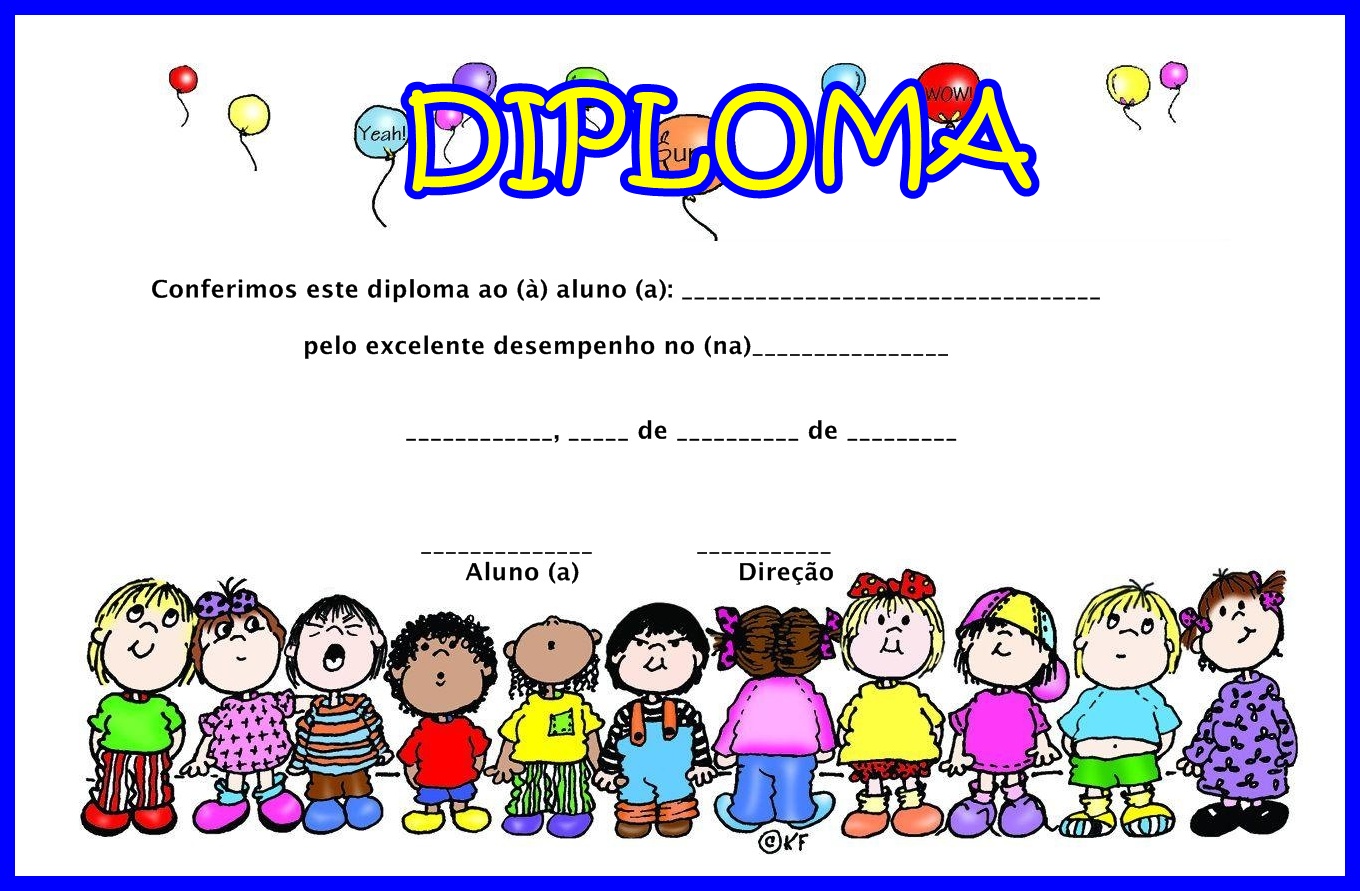 Muitos modelos de diplomas para Formatura da Educação Infantil e ... Muitos modelos de diplomas para Formatura da Educação Infantil e ...