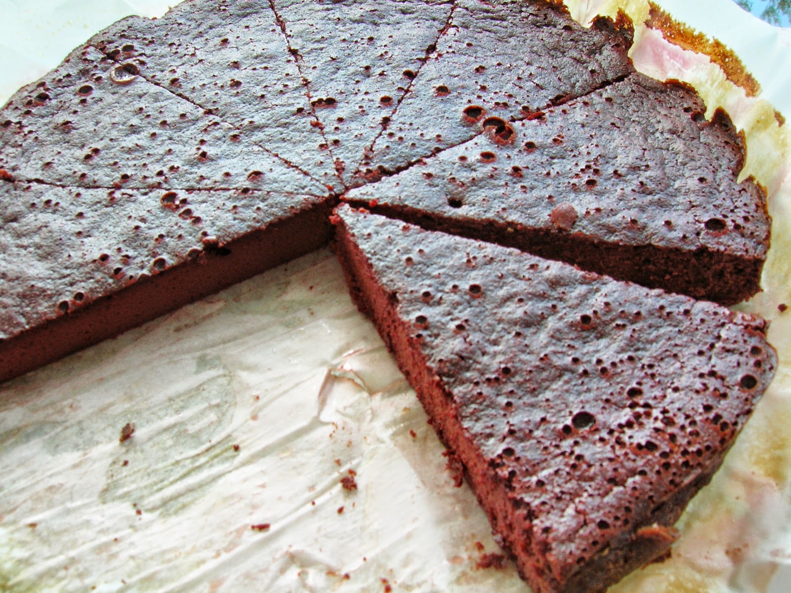 Red Velvet Mousse Cake, gluten free, grain free, organic