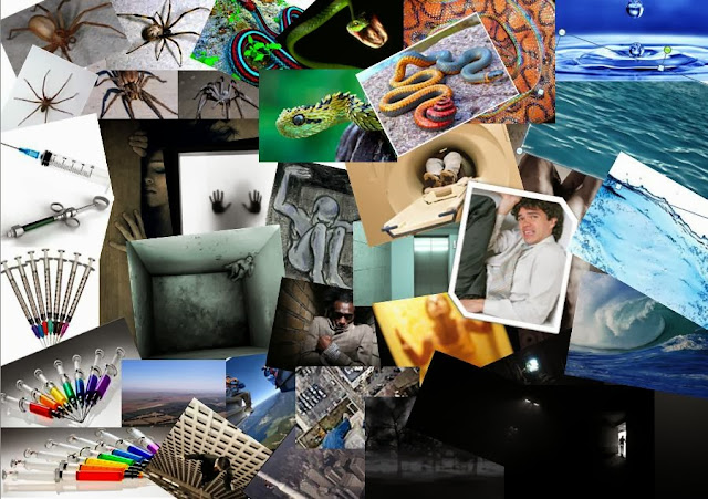 dark soul: phobia collage (horror project)