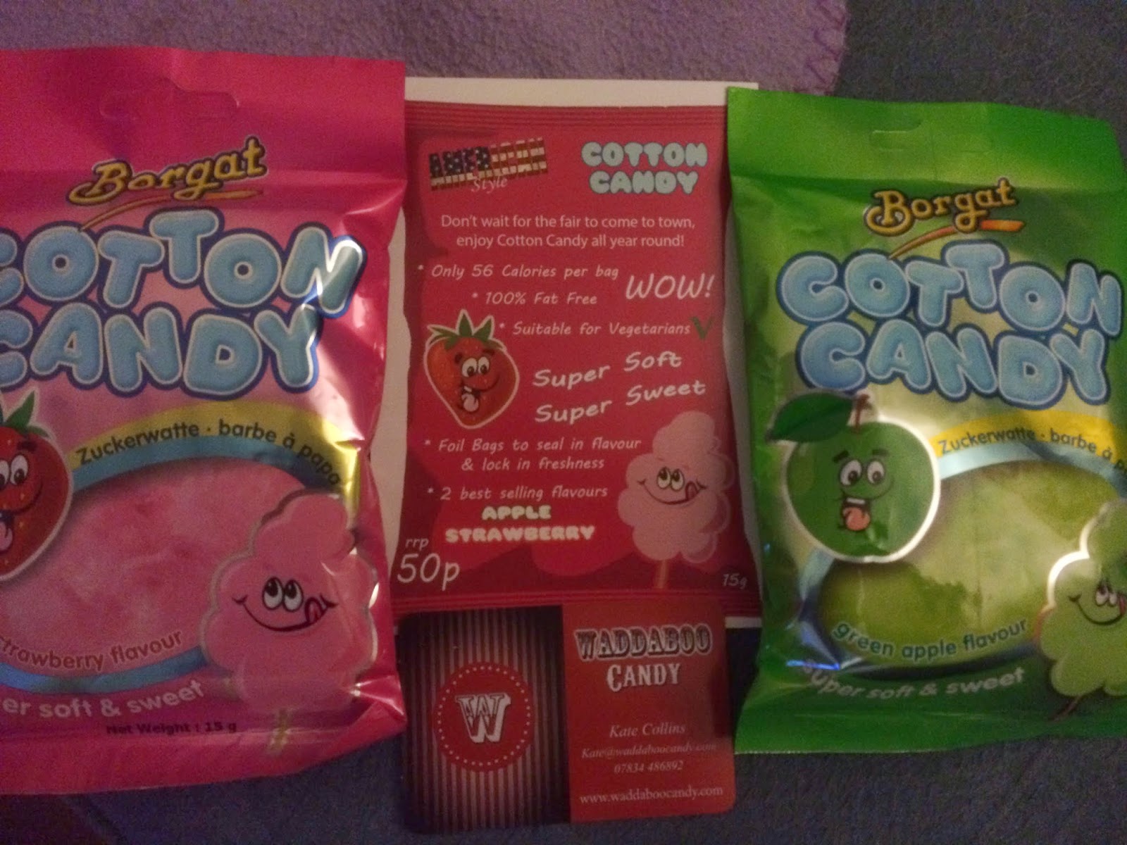 FOODSTUFF FINDS: Borgat Cotton Candy, Strawberry & Apple [review by @NLi10]