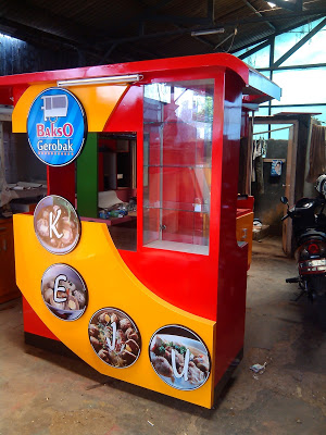 Gerobak Bakso Modern desain super Kece - Baba Booth