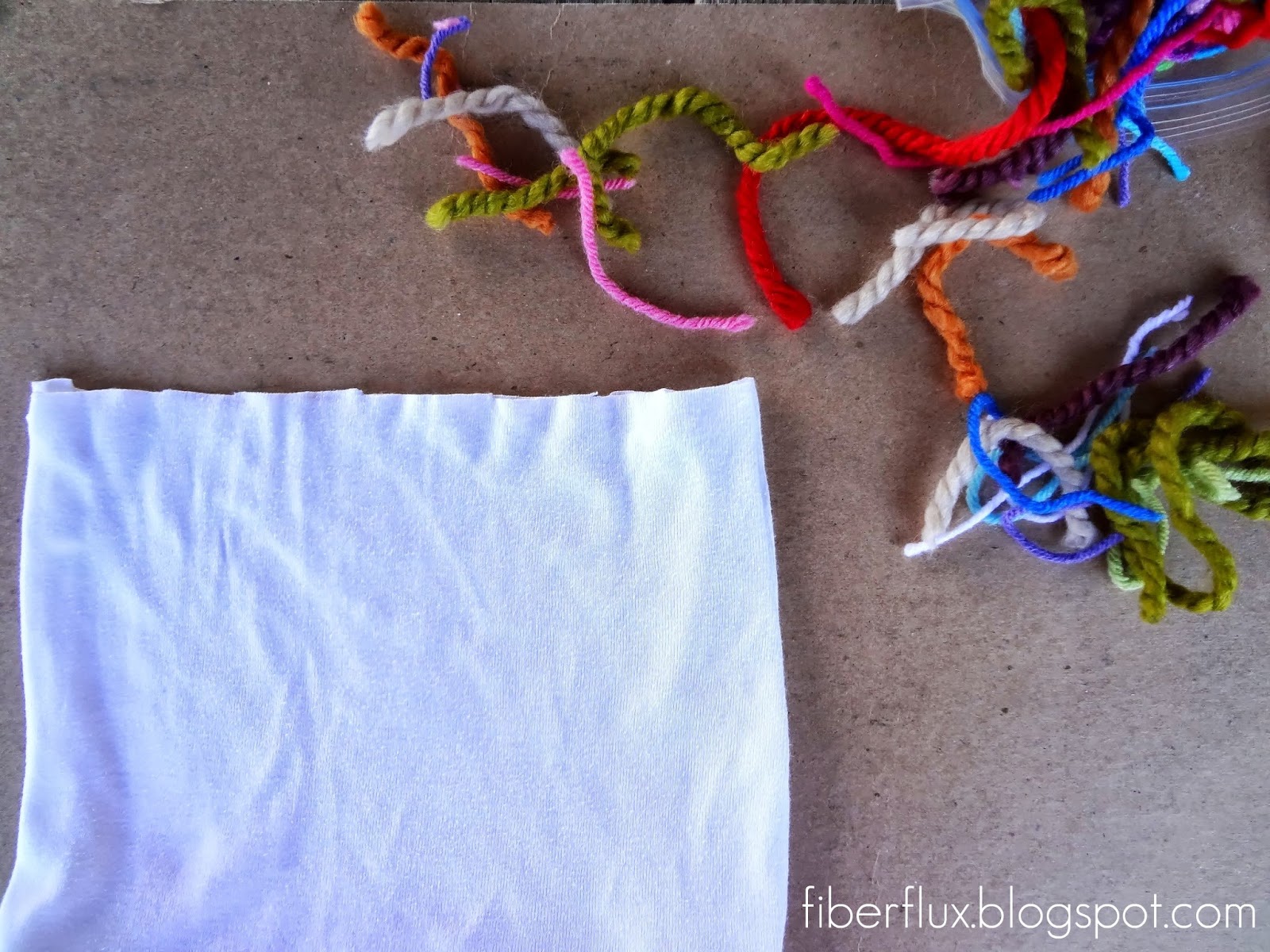 Fiber Flux: How To Make A No-Sew (Upcycled) Pillow Form
