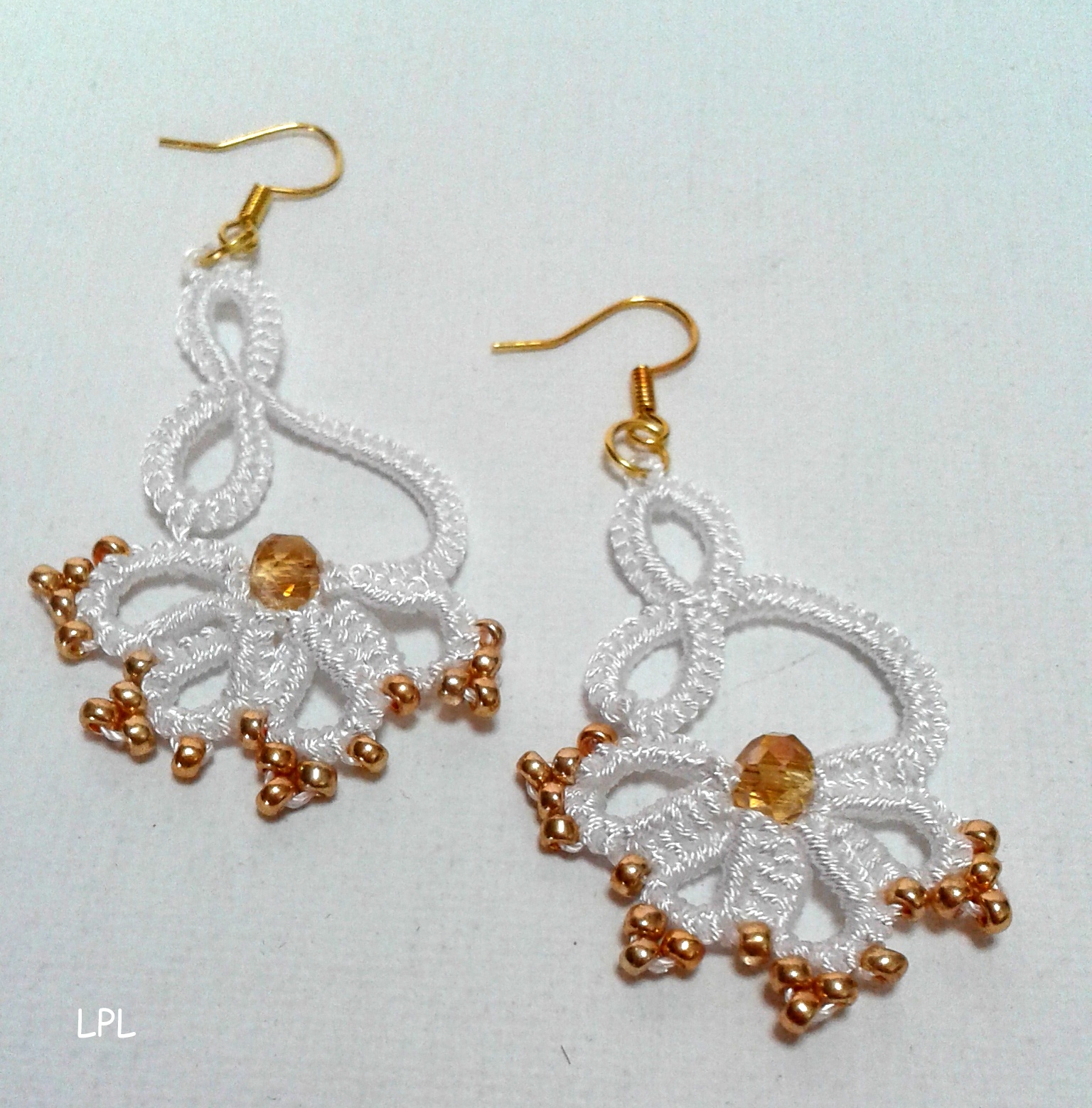 BEADS and GEMS : Κοσμηματα απο δαντελα - Φριβολιτε - Tatting lace ...