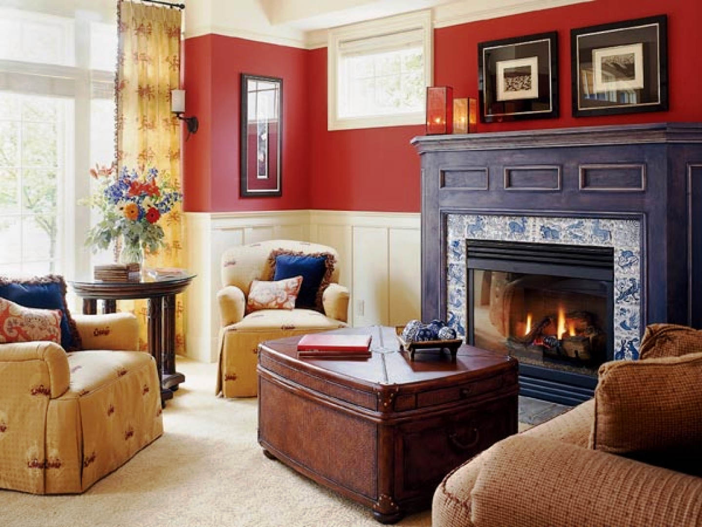 29+ Kombinasi Warna Cat Ruang Tamu 2 Warna, Info Terpopuler!