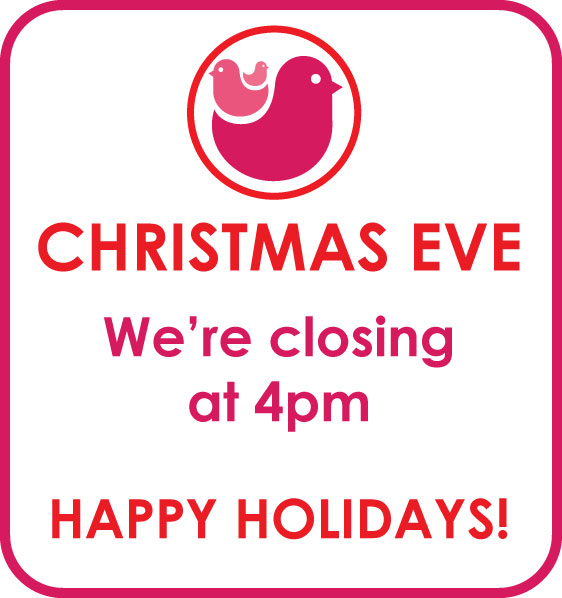 Hip Baby Blog: Closing at 4pm today!