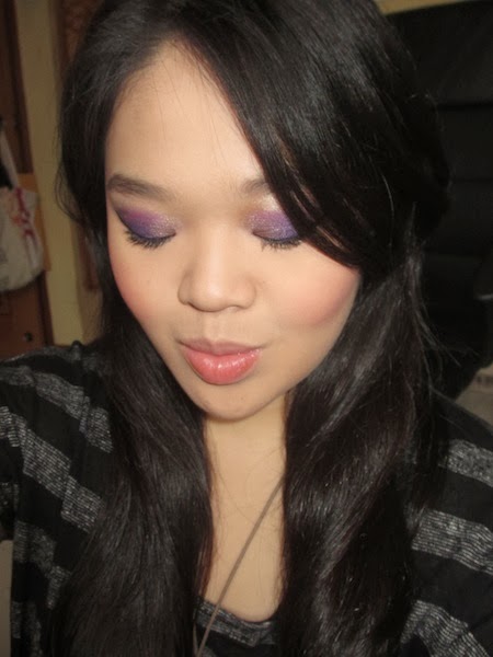 The Blackmentos Beauty Box: FOTD: Purple passion and home made meatballs!