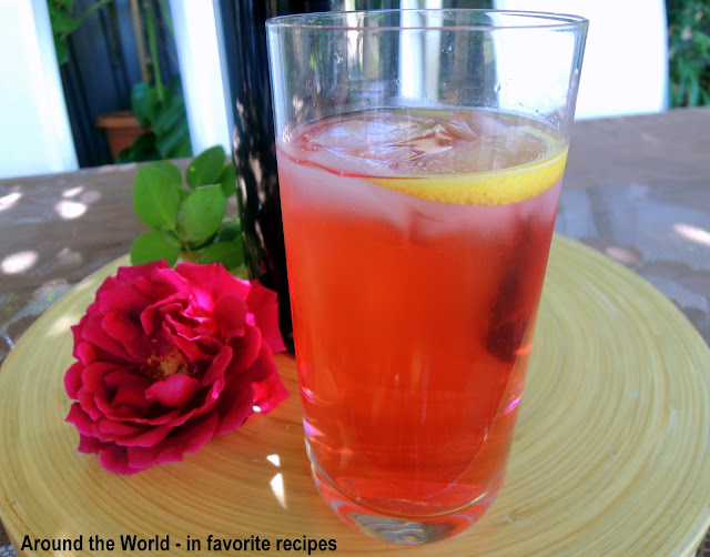 Around the World - in favorite recipes: Rose Petals Cordial