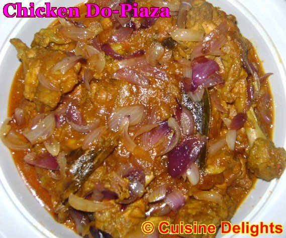 Chicken Do-Piaza - Cuisine delights