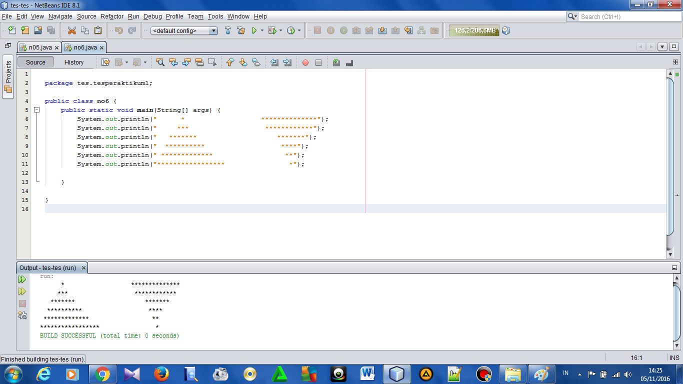 Belajar Java: kumpulan contoh pemrograman java dan outputnya