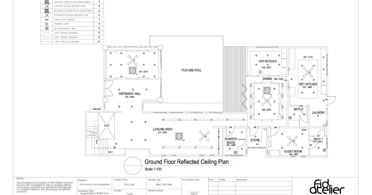 YiinSan: Desmond Foo Bungalow aka RCP Plan Detail Drawing Project 2