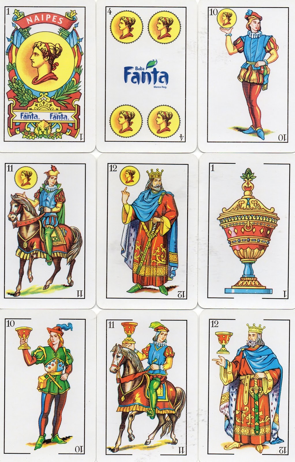 naipcollectionutrera: BARAJA DE CARTAS: "FANTA"