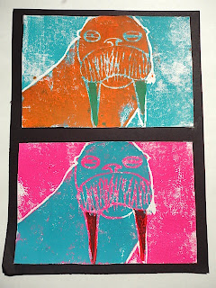 Thomas Elementary Art: 4th Grade Animal Printmaking (The best ...