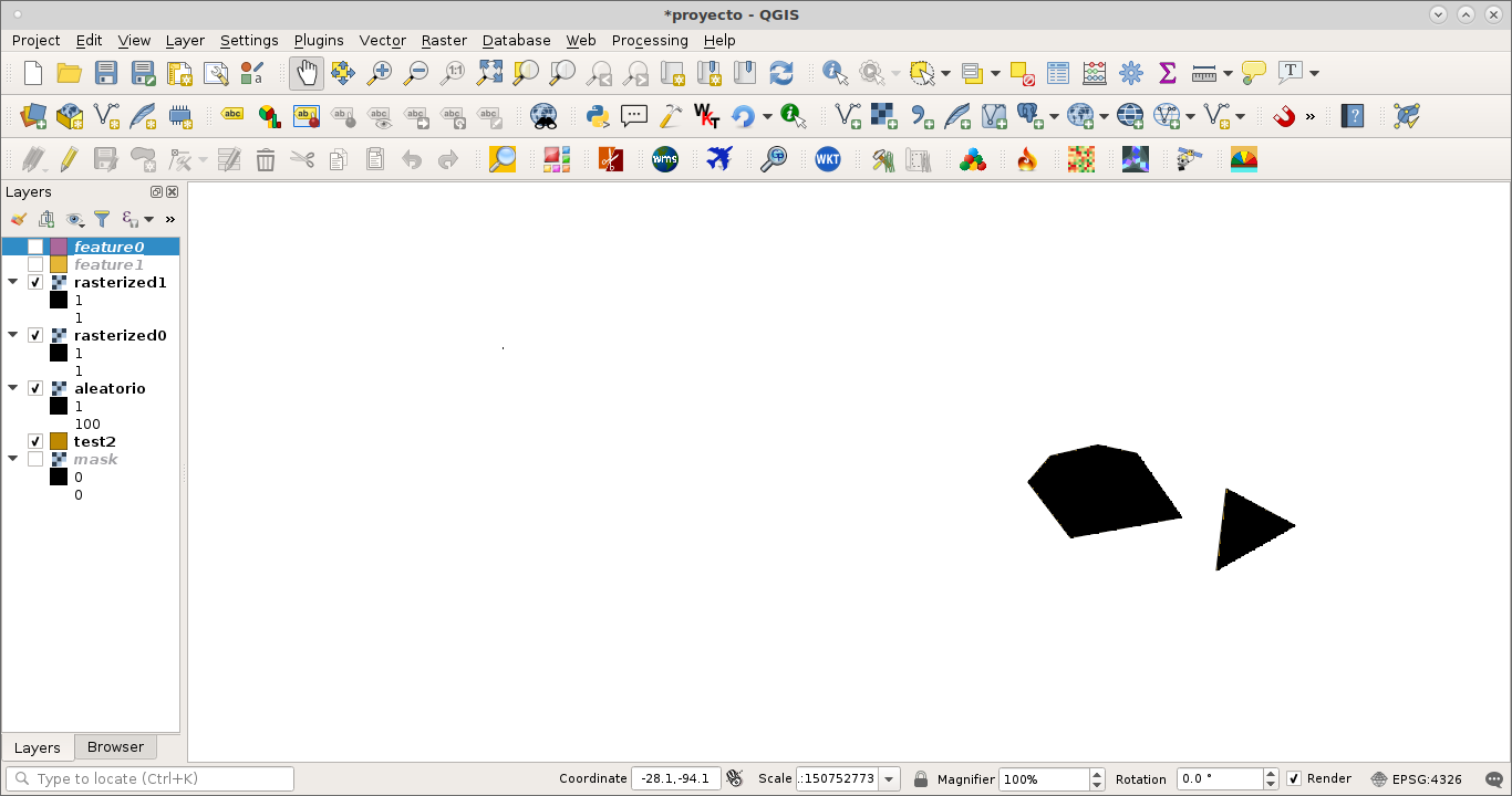 El blog de José Guerrero: Cómo rasterizar rasgos individuales de un shapefile tipo polígono con ...