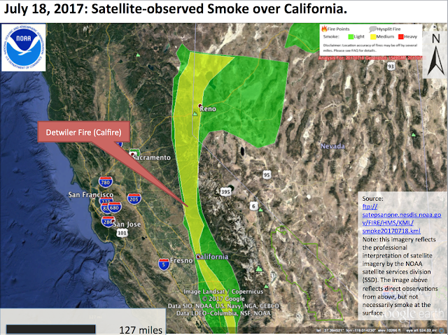 California Smoke Information: Tuesday, July 18 2017 Satellite Imagery ...