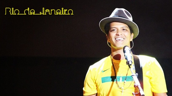 Bruno Mars no Brasil: Rio de Janeiro
