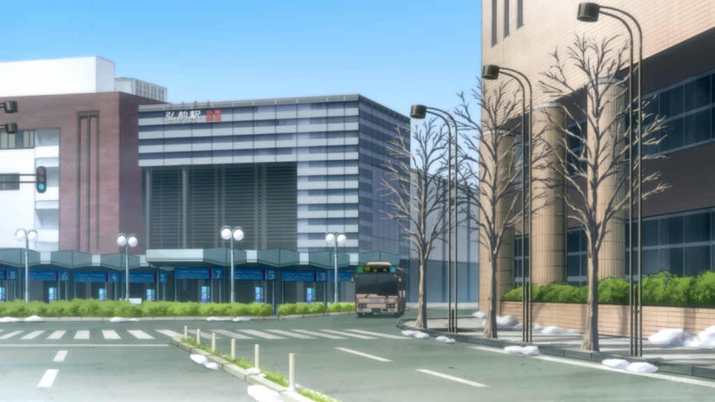 MikeHattsu Anime Journeys: Flying Witch - Train Station