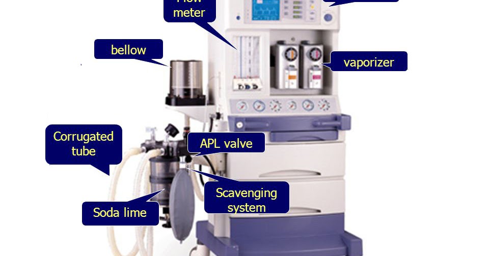 ETERNITY Anesthesia Machines: Schematic Picture | Diagram | Bagan ...