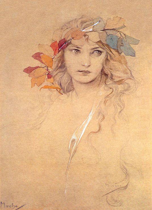 Alphonse Maria Mucha Biography... - Woman With View.-E. A.
