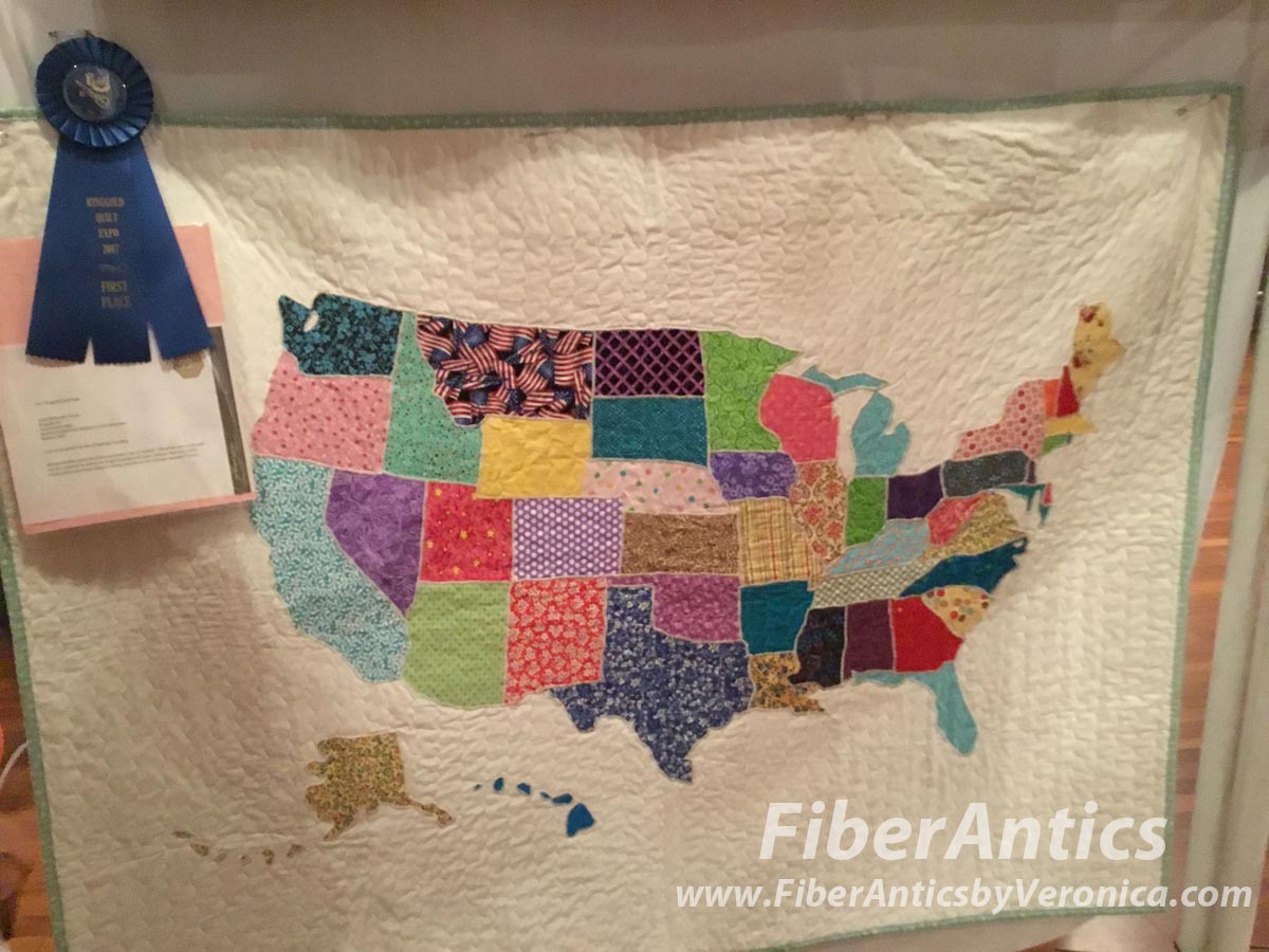 Scrap Fabric Us Map