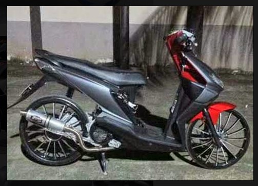 11 Gambar Dan Foto Modifikasi Motor Beat Hitam Tahun 2017 Terpopuler ...