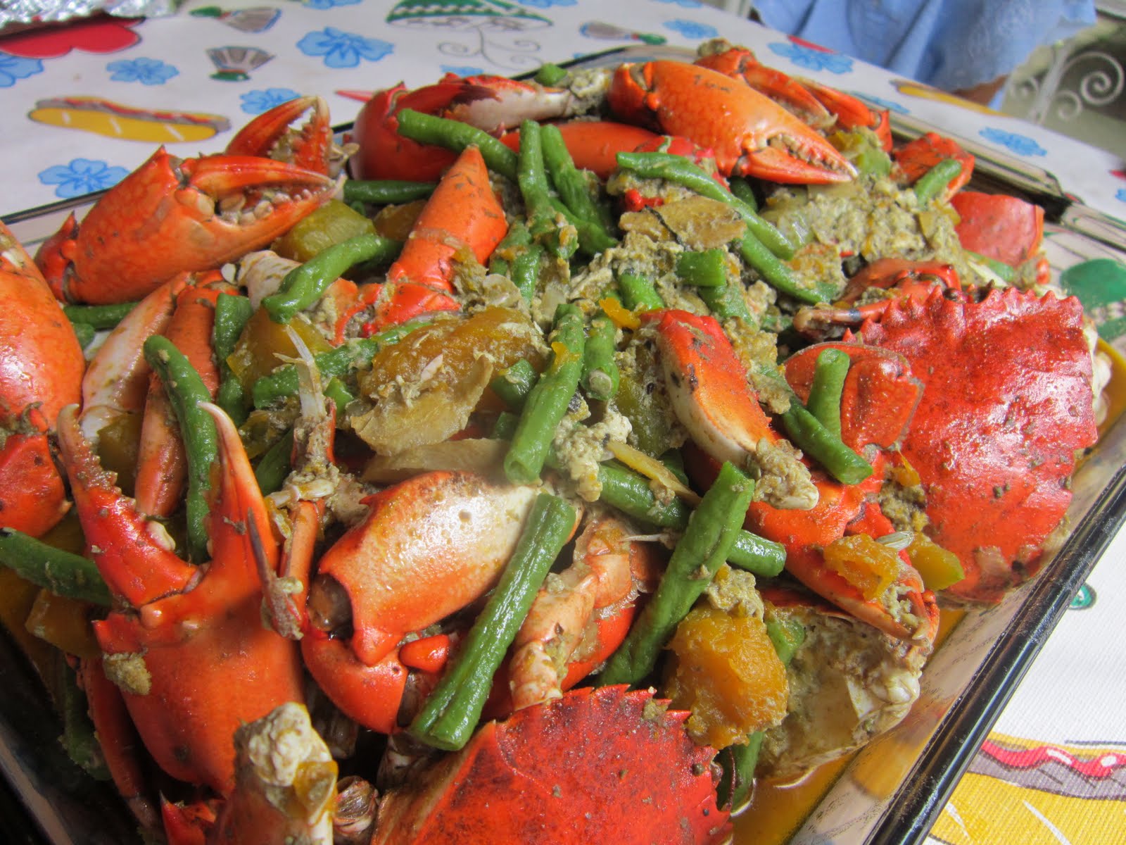 GINATAANG ALIMANGO, SITAW at KALABASA