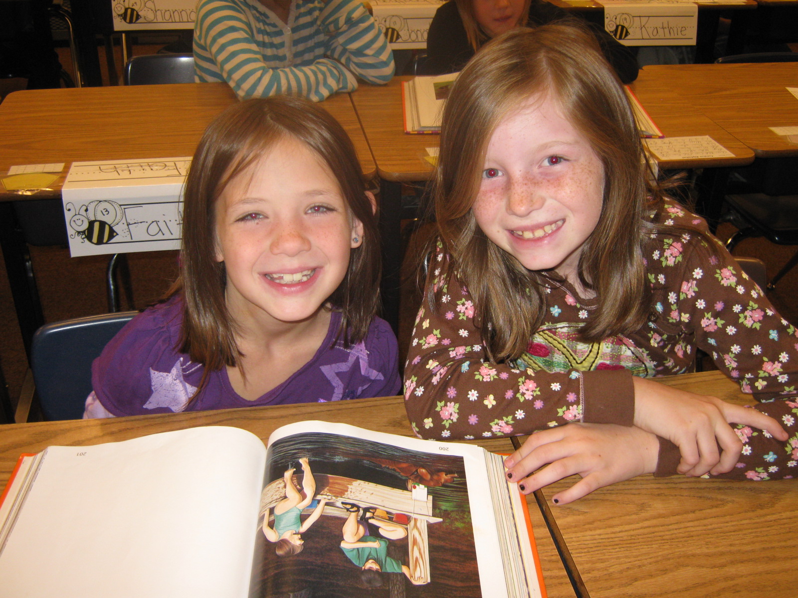 Mrs. Warnicks Class 2011-2012: 4th grade Buddies in Mrs. Andersen's class