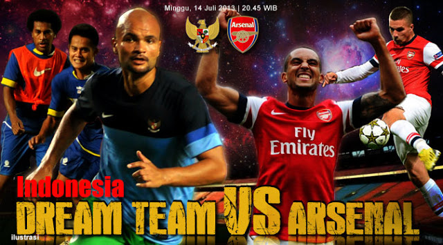 Hasil akhir Indonesia vs Arsenal - Portal Berita