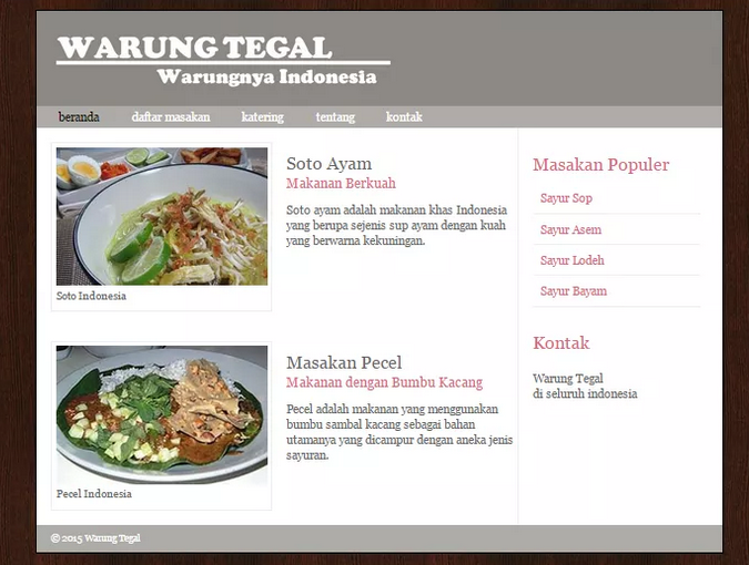 Membuat website sederhana - Catatan_Danang