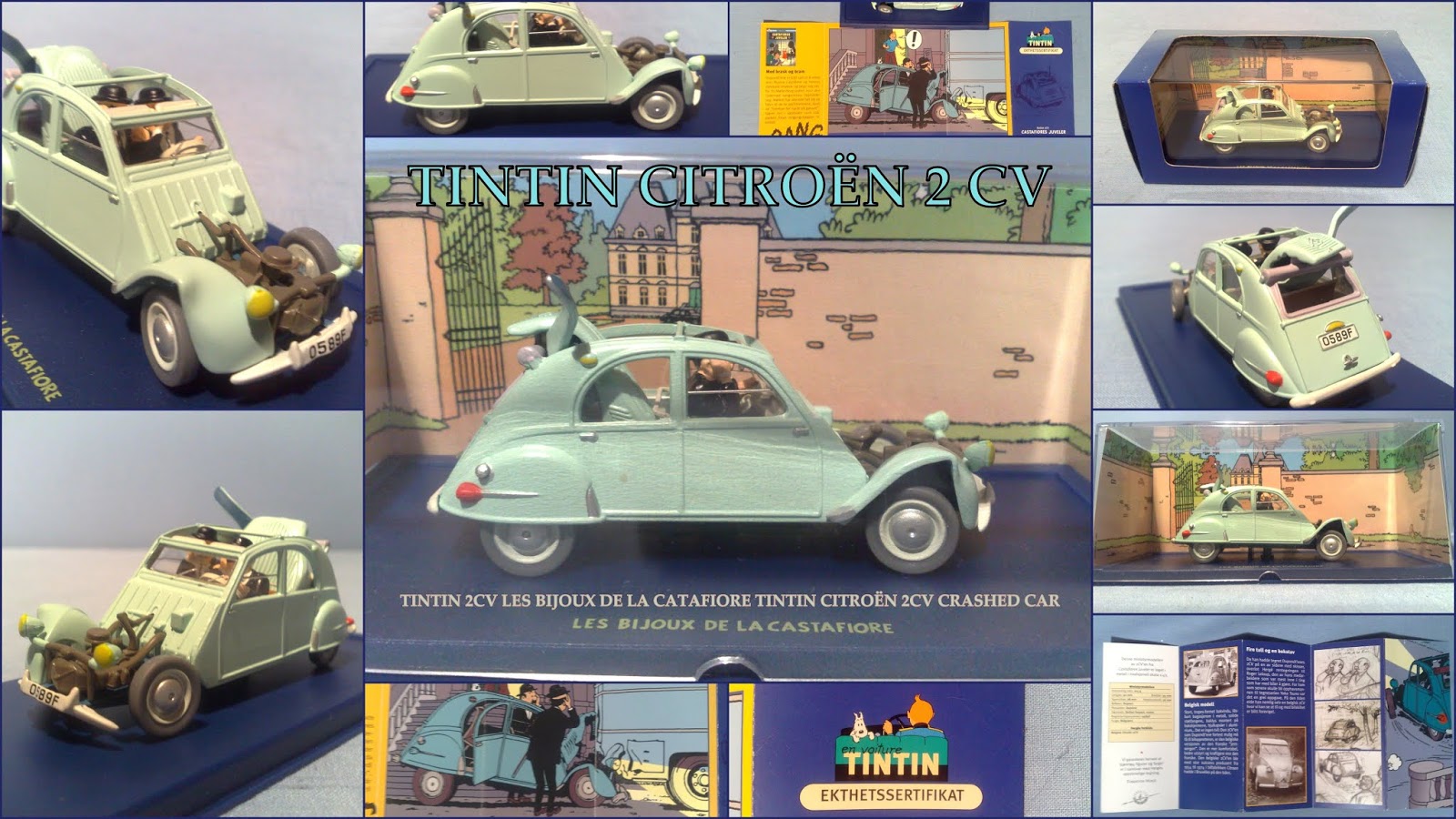 TOM's TECH TOYS: TINTIN COMICS TINS CAR MODELS