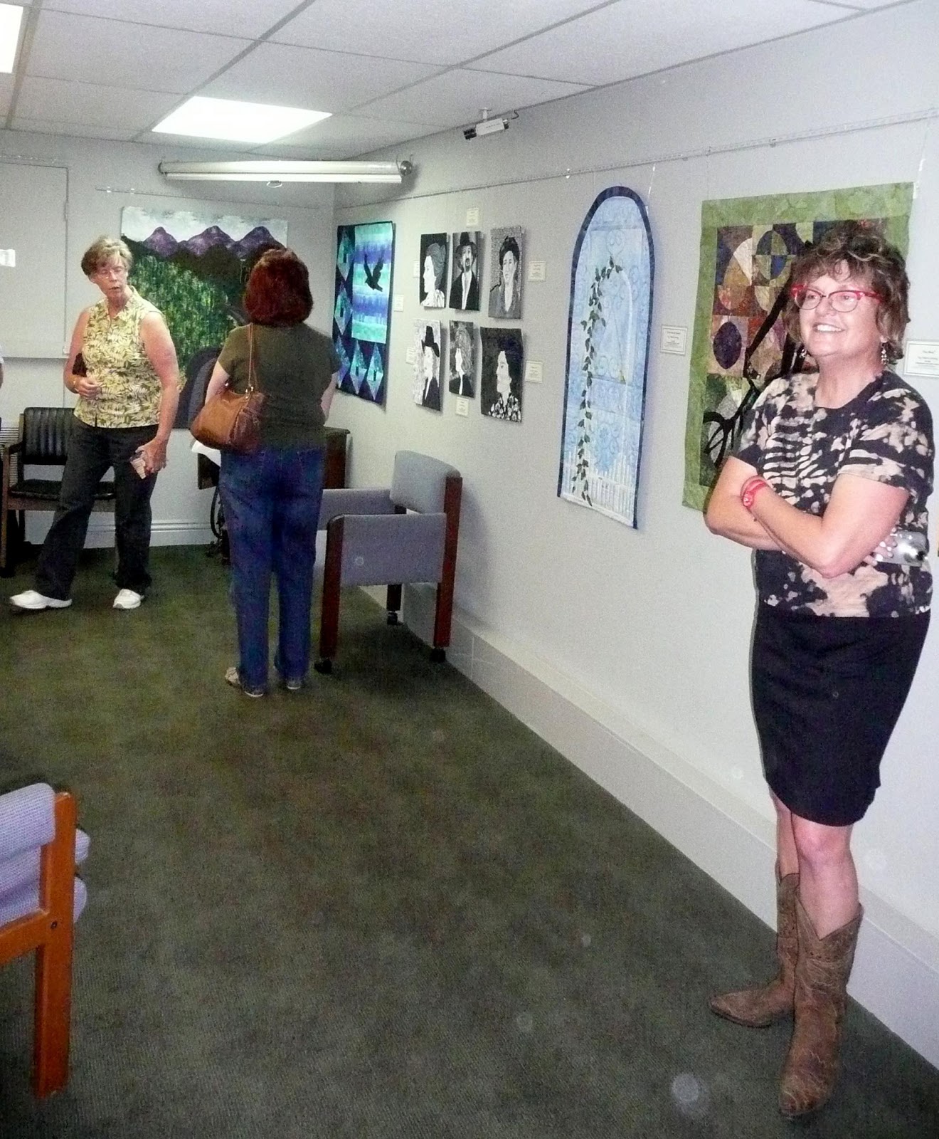 Linda's Art Quilts: Exciting Gallery Solo Exhibition of Deborah Stanley ...