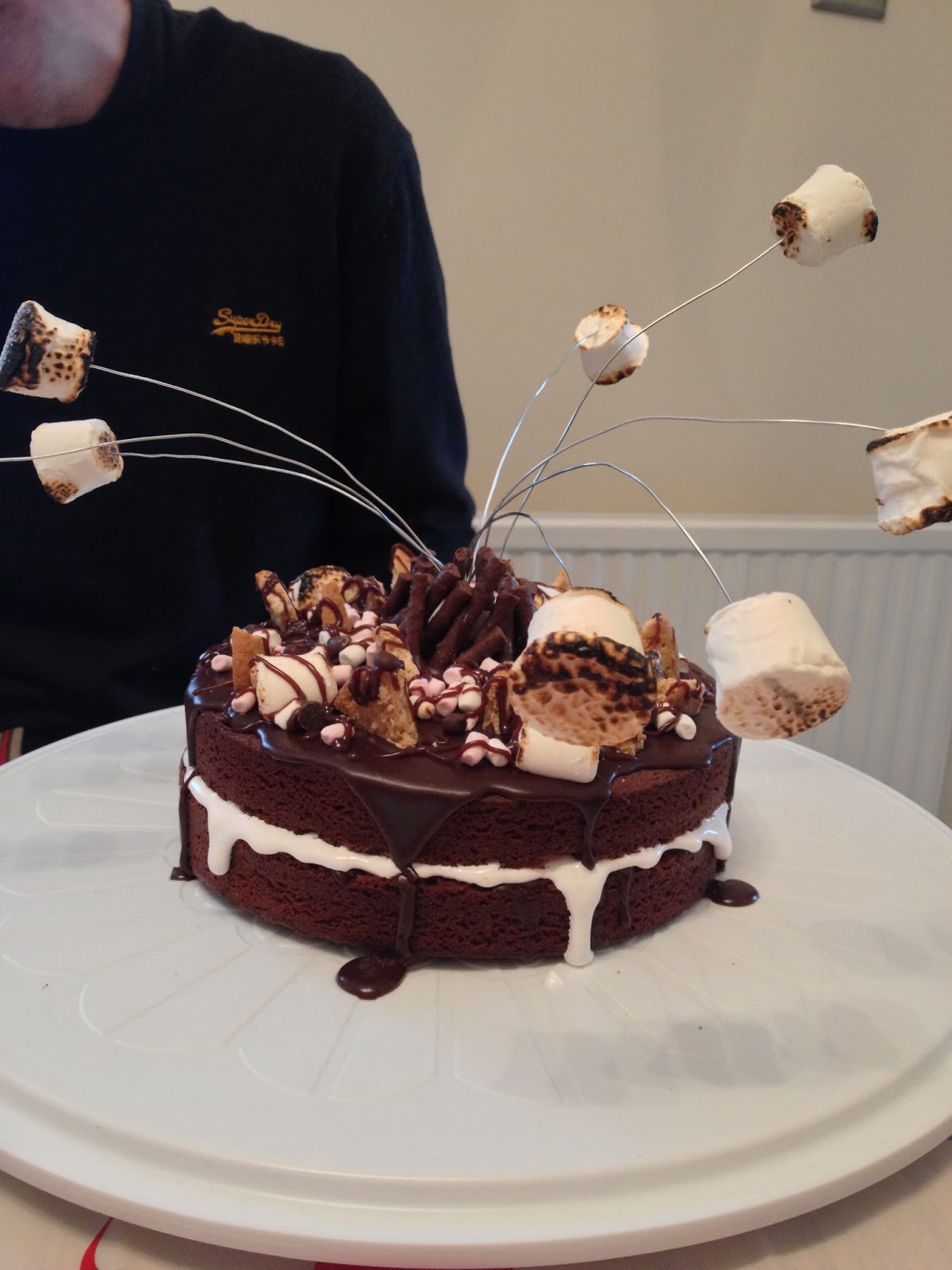 blonde honey: Monday munchies: S'mores cake