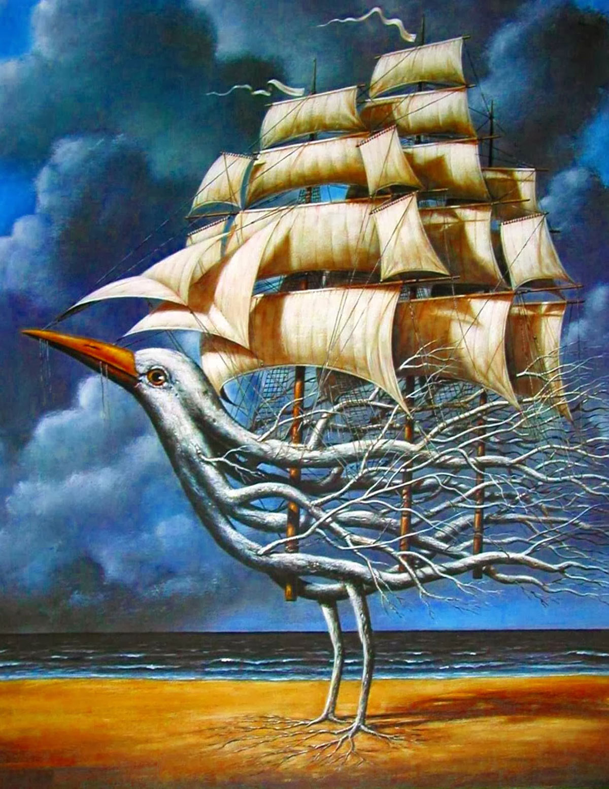 Rafal Olbinski, 1945 | Surrealist / Visionary painter | Tutt'Art ...