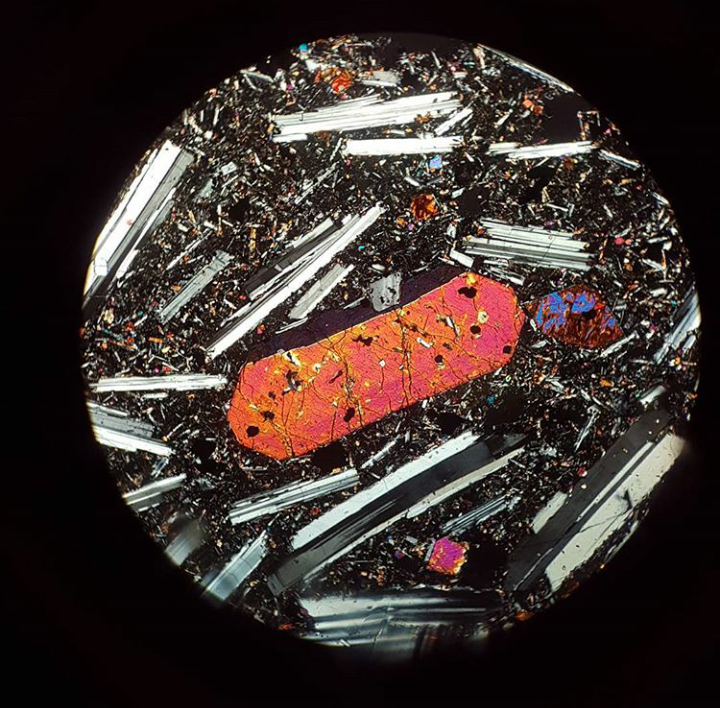 Pyroxene Plagioclase Thin Section