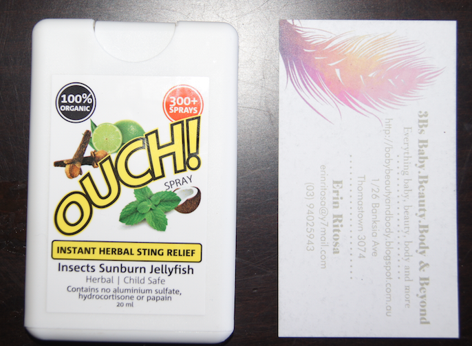 Summer Relief | OUCH! Spray - Three B's Blog