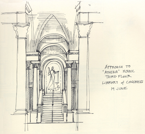 Art By-Products: Library of Congress Minerva Mosaic