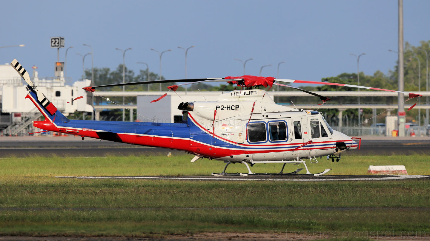 Far North Queensland Skies: Hevilift Bell 412 P2-HCP