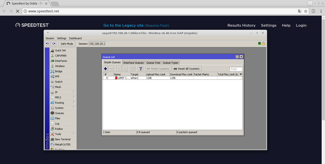 Simple Way Limiting Bandwidth On Mikrotik Winbox