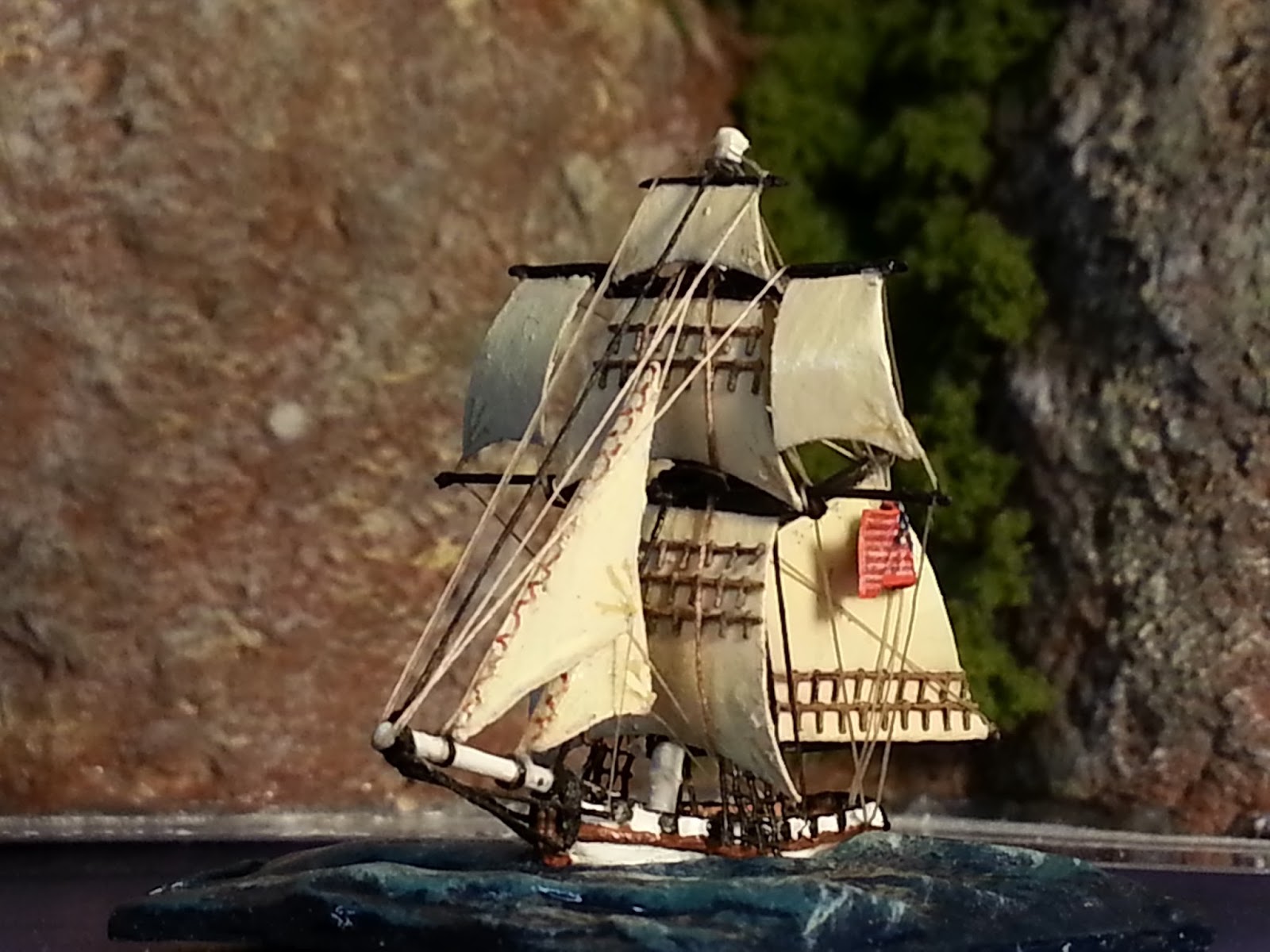 A Miniatures Hobby Room: Navwar 1/1200 14 Gun Cutter