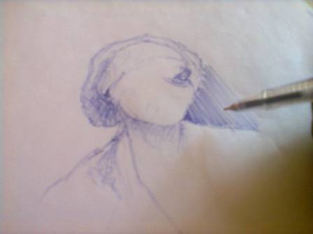 Biro Sketches by Artist Ife'ka Terry