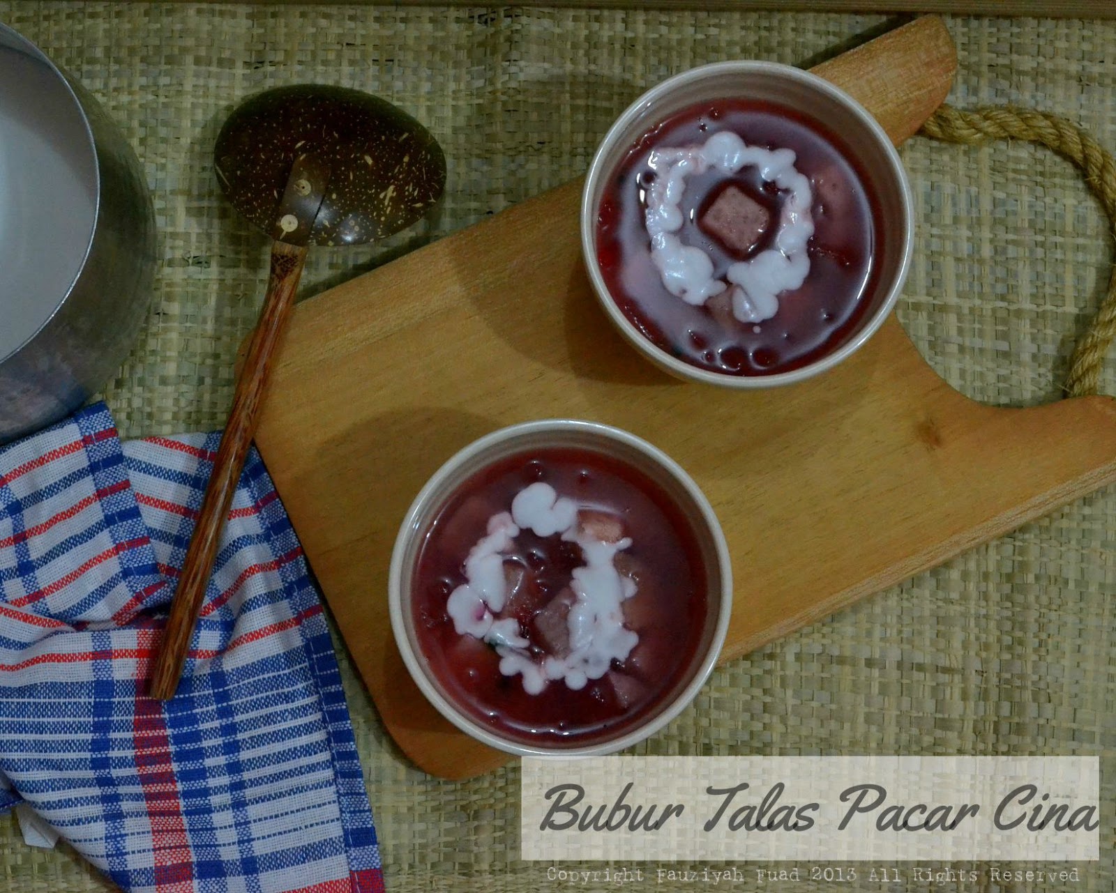 from my little kitchen: bubur pacar cina talas