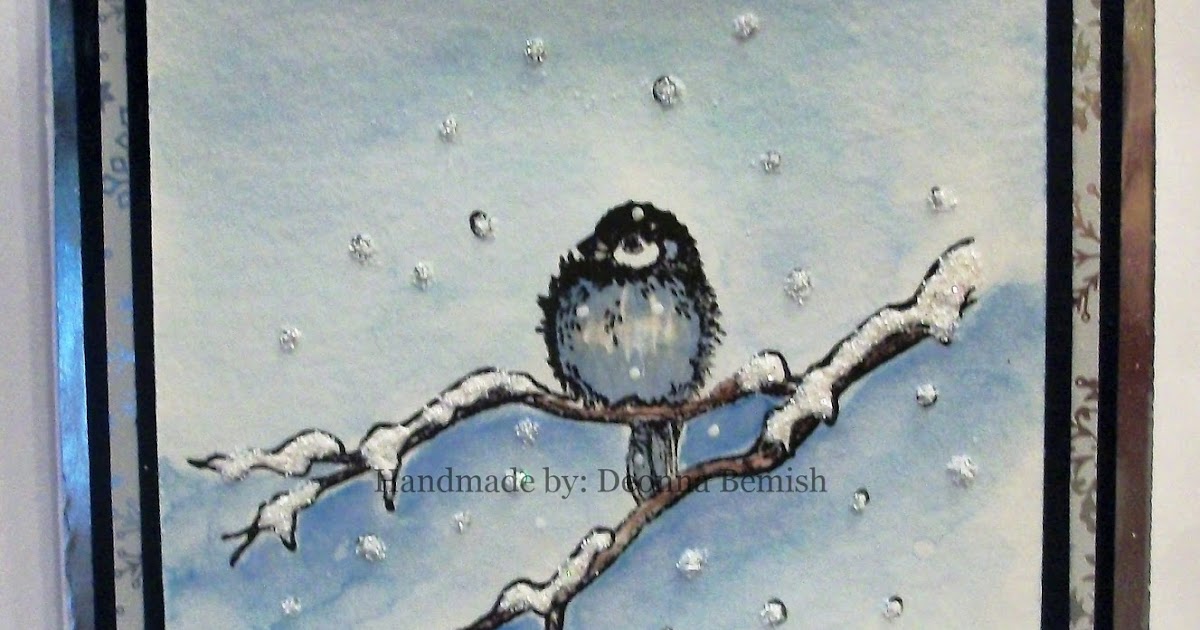 For the Love of Cardmaking: A Winter Birthday card!