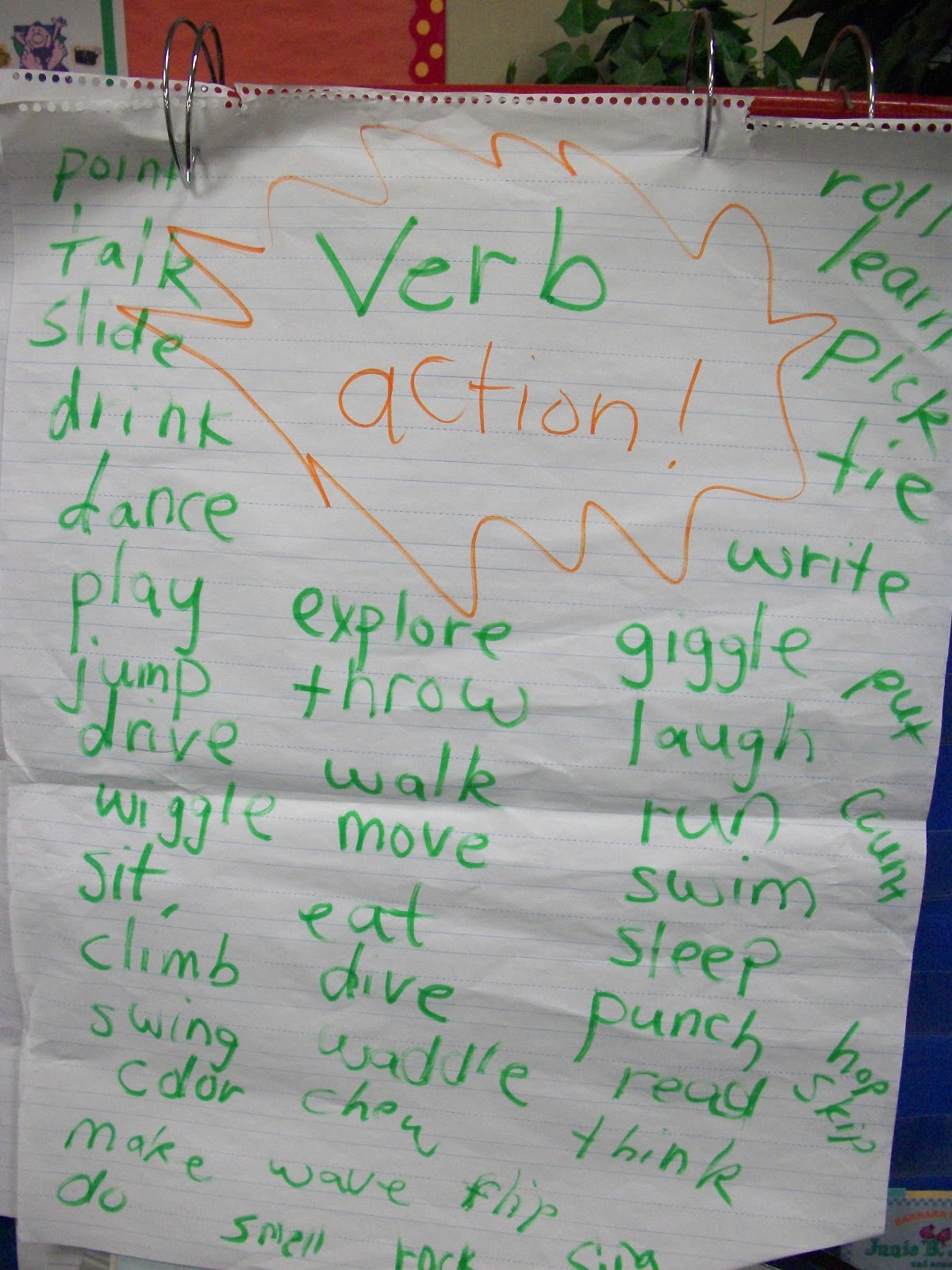 The Very Busy First Graders: Ready, Set, ACTION! Verbs that is!