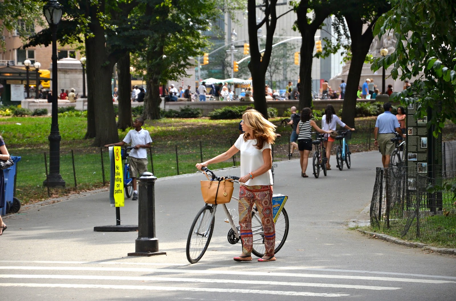 50 something years & Fierce: Bike Riding in Central Park - New York