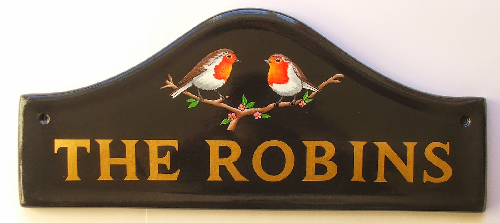 Hand Painted House Signs by Ceramic Art: House Signs and House Plaques ...