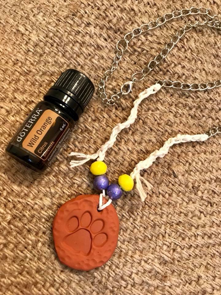 Tappingflamingo : Essential Oil Diffuser Necklace