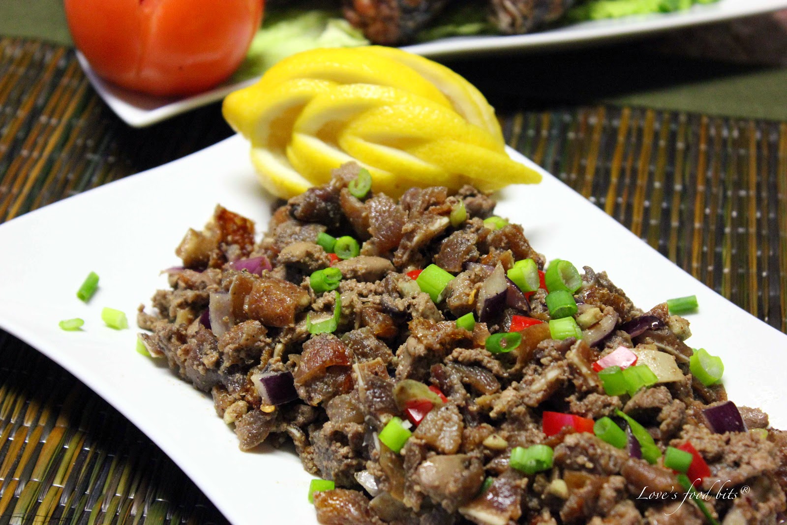 Love's Food Bits: Pork Sisig
