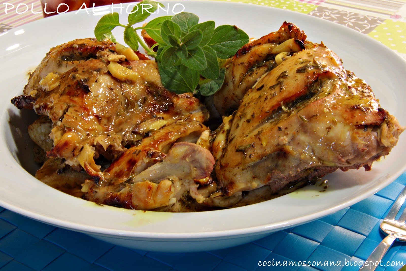 Hoy me apetece cocinar: POLLO AL HORNO (SIN PIEL).