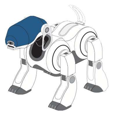 AIBO Robotic Pet Dog Paper Toy : Pepakura Corner